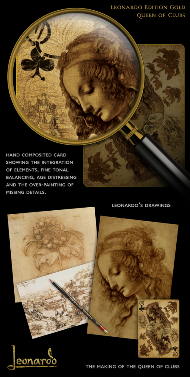 ‘Leonardo’ Playing Cards by Dent-de-Lion du Midi - I Collect Playing Cards