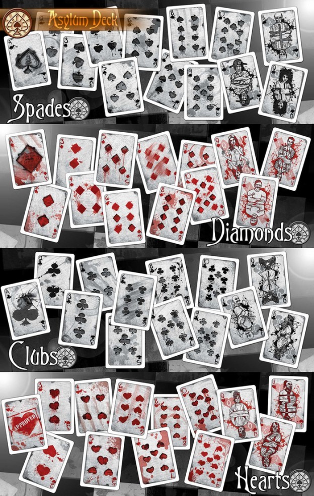 ‘Back to the Asylum’ Playing Cards – Successfully funded on Kickstarter ...