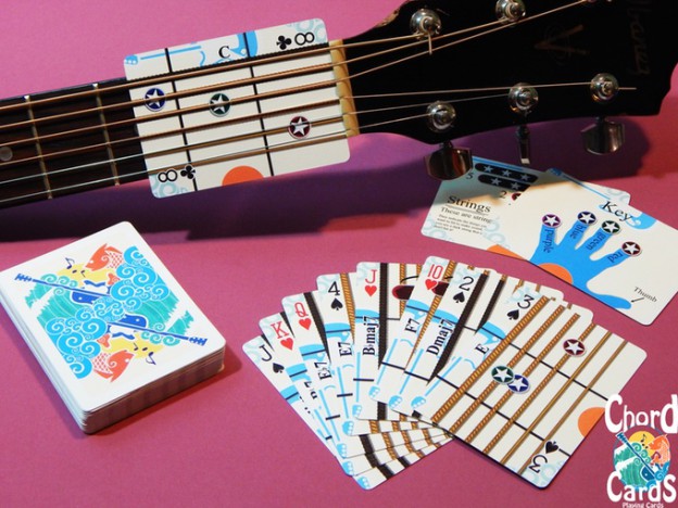 ‘Chord Cards’ Playing Cards – Learn Guitar the Fun Way!! - I Collect ...